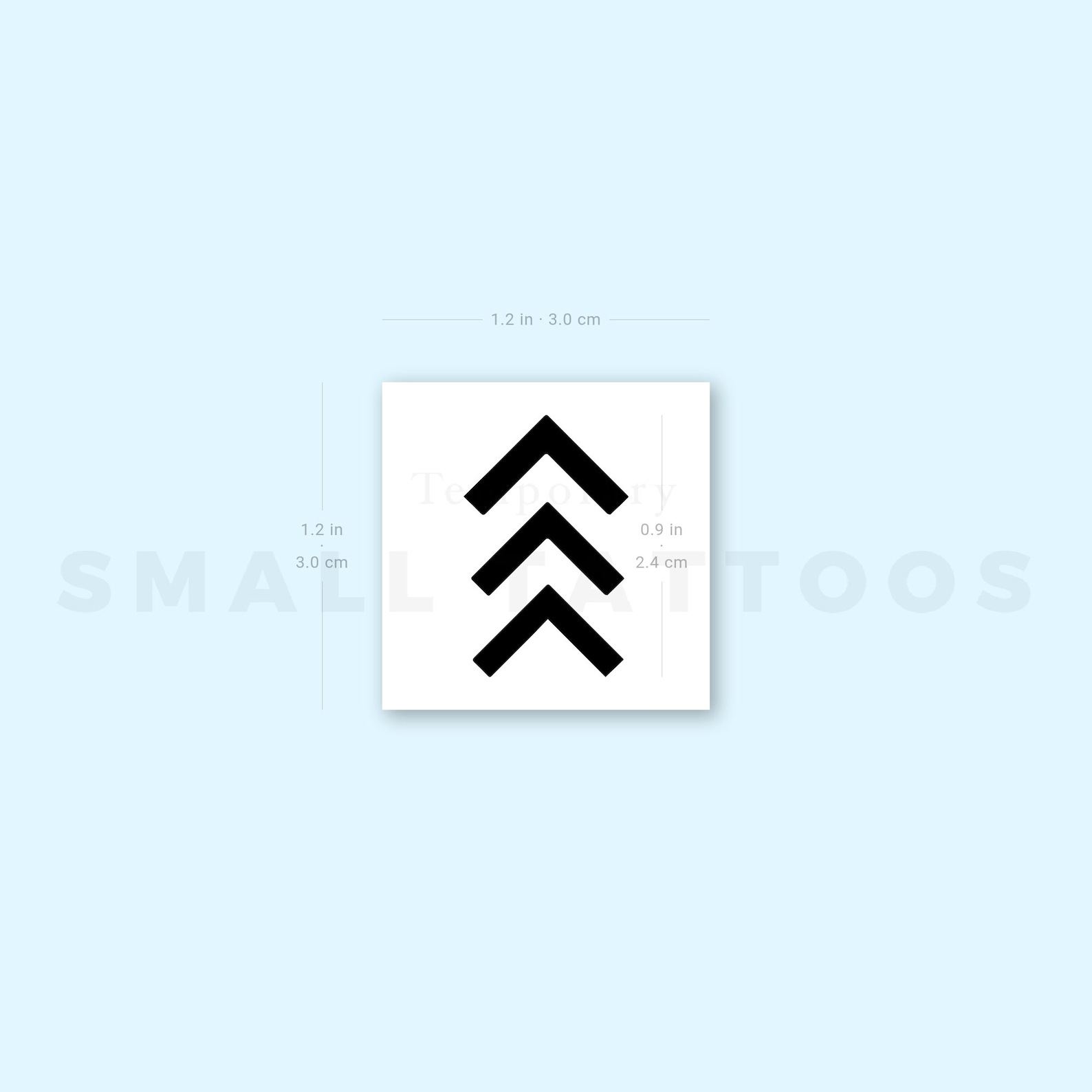 The Lucky Few Symbol Temporary Tattoo. Set of Three. - Etsy