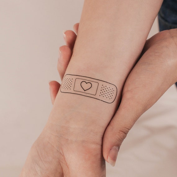 Bandaid Tatovering Making Bandage Tattoo On Hand .#shorts YouTube
