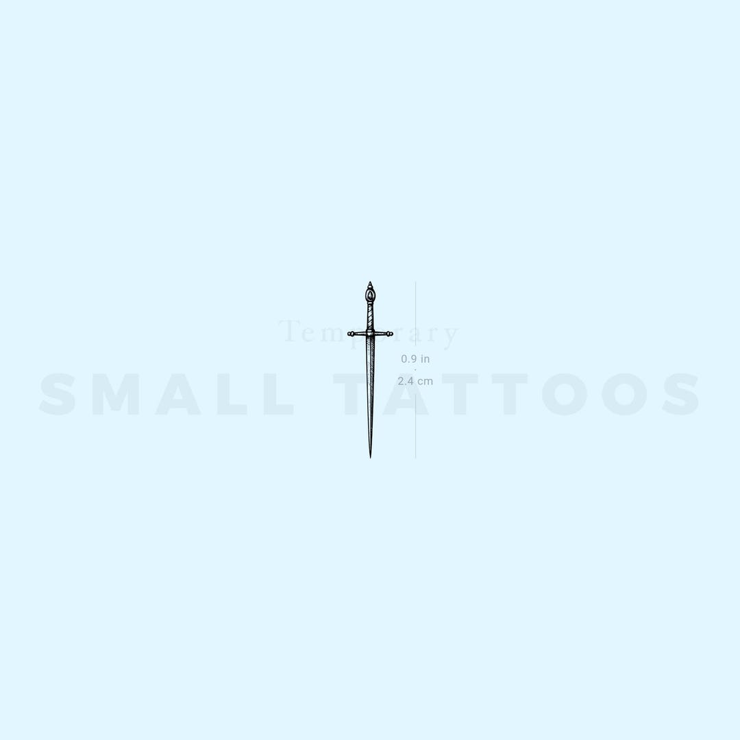 Little Dagger Temporary Tattoo (set of 3) - Etsy