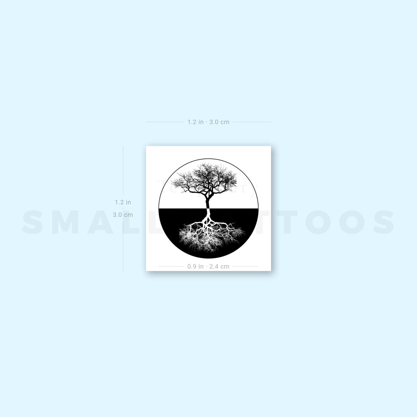 Tree of Life Temporary Tattoo (set of 3) - Etsy