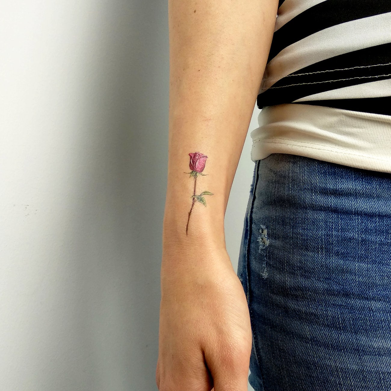 Three Roses Temporary Tattoo Set by Mini Lau set of 6 | Etsy