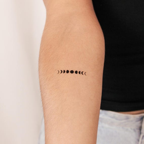 Small Tattoo Moon Phases