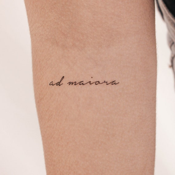 Ad Maiora Rib Tattoos