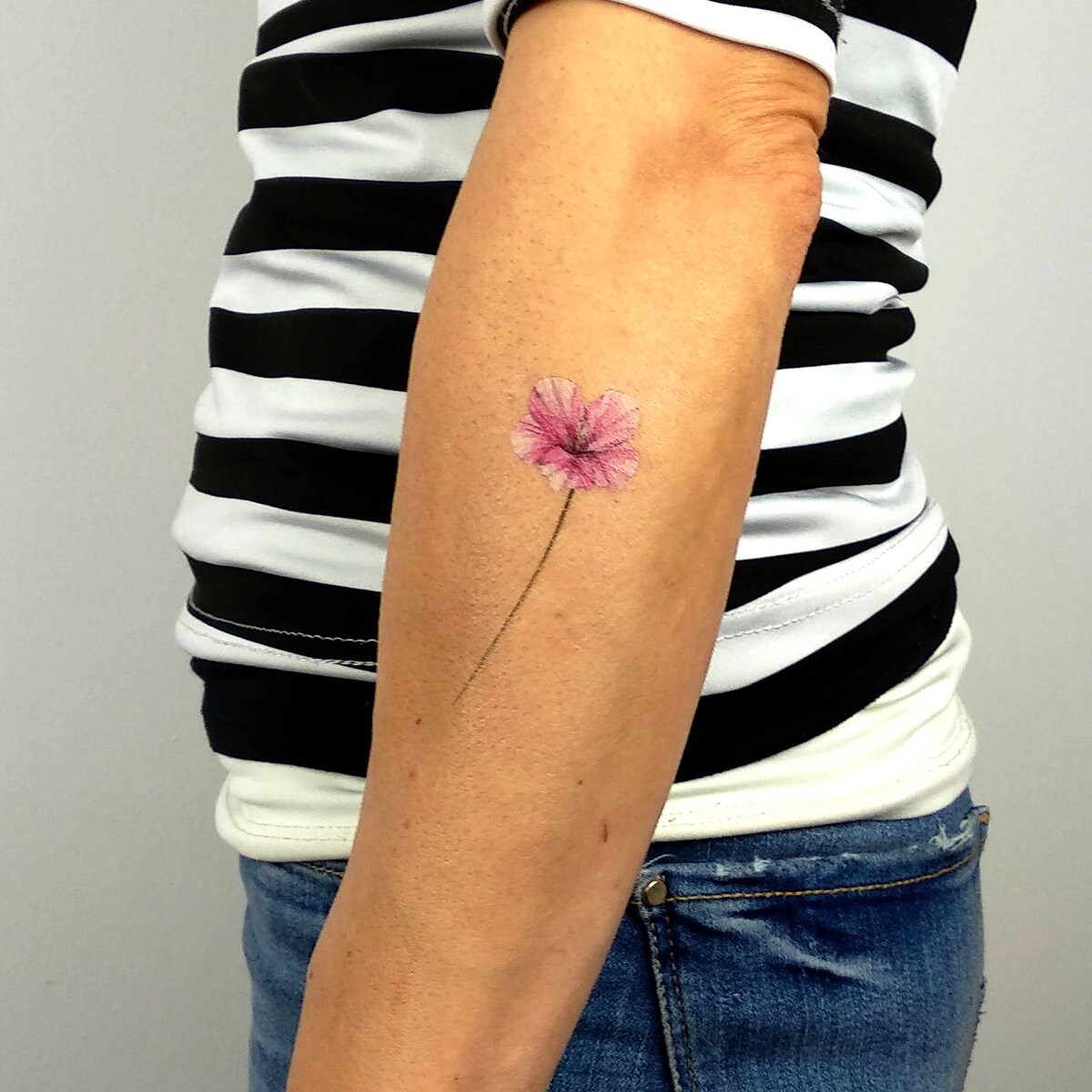 Floral Temporary Tattoo Set by Mini Lau set of 12 | Etsy UK