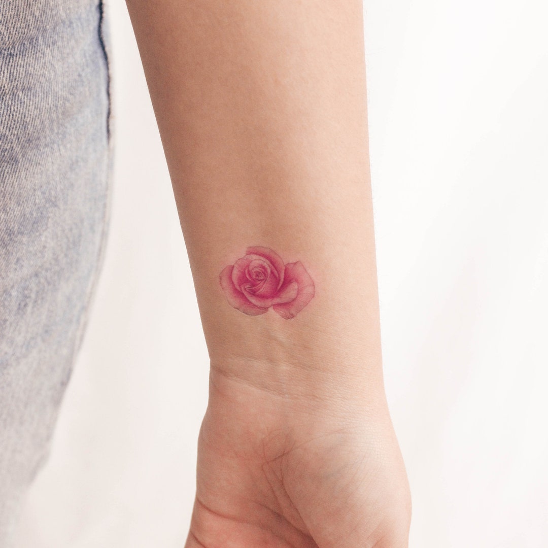 Pink Roses Tattoo