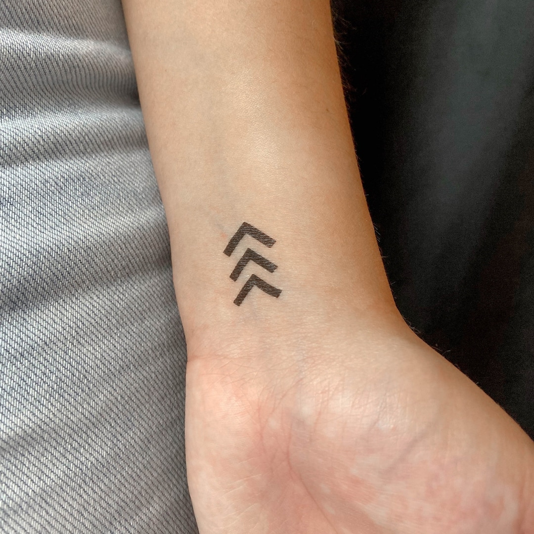 The Lucky Few Symbol Temporary Tattoo. Set of Three. - Etsy