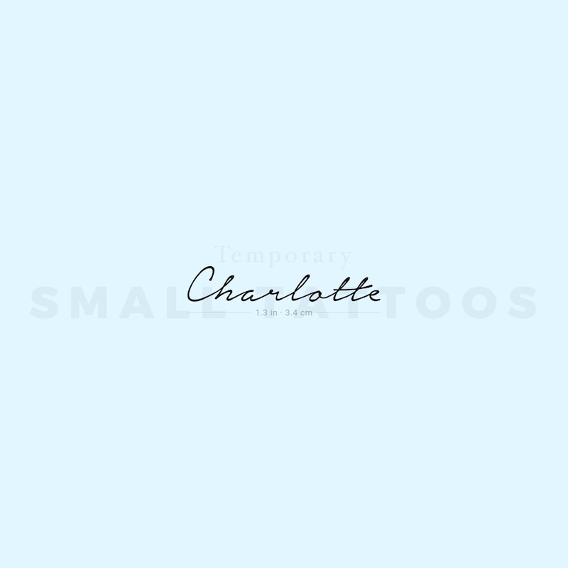 Charlotte name sticker - Etsy.de