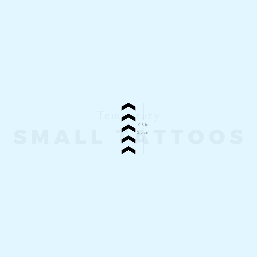 Small One Direction Five Arrows Tribute Temporary Tattoo (set of 3) - Etsy