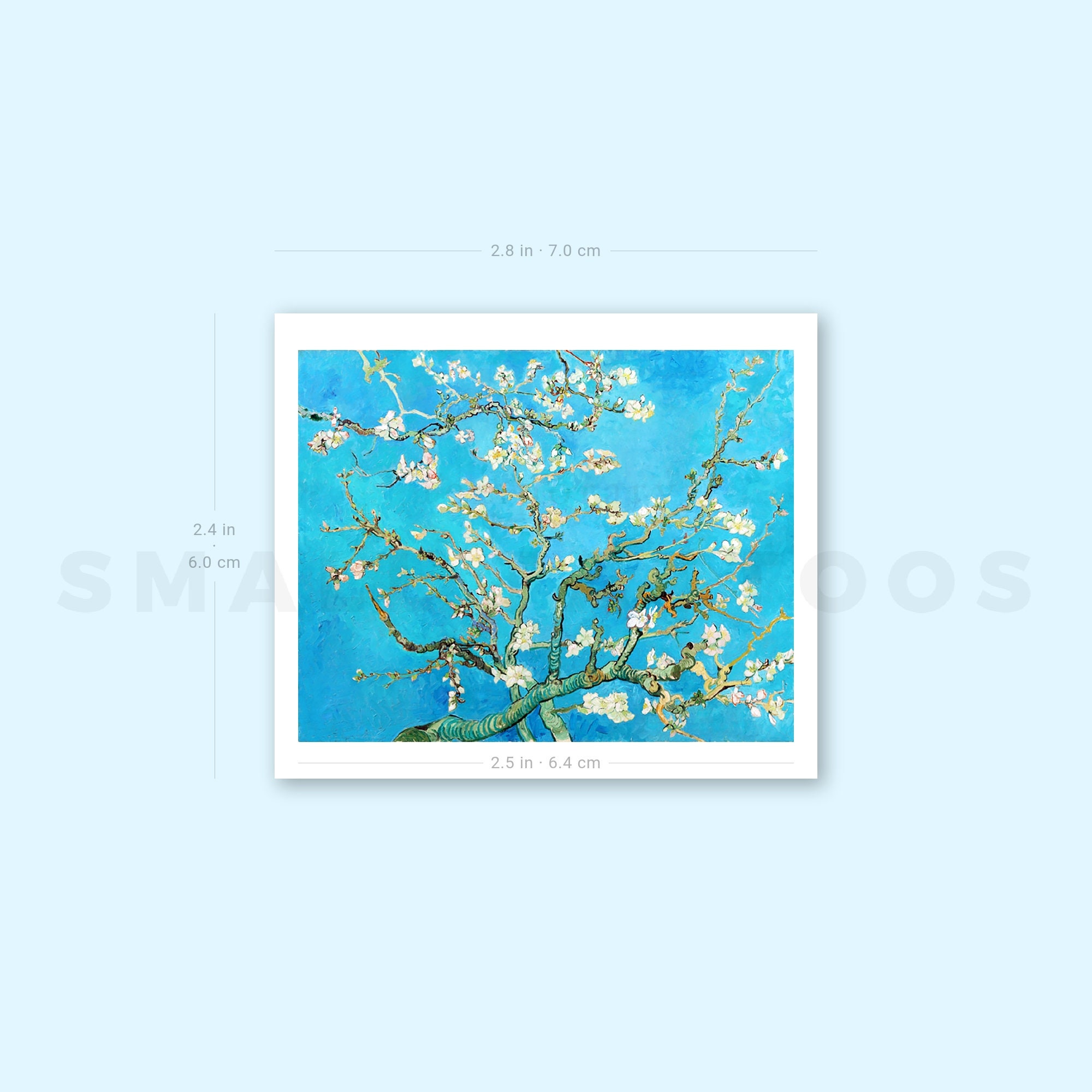Almond Blossom Branch Tattoo
