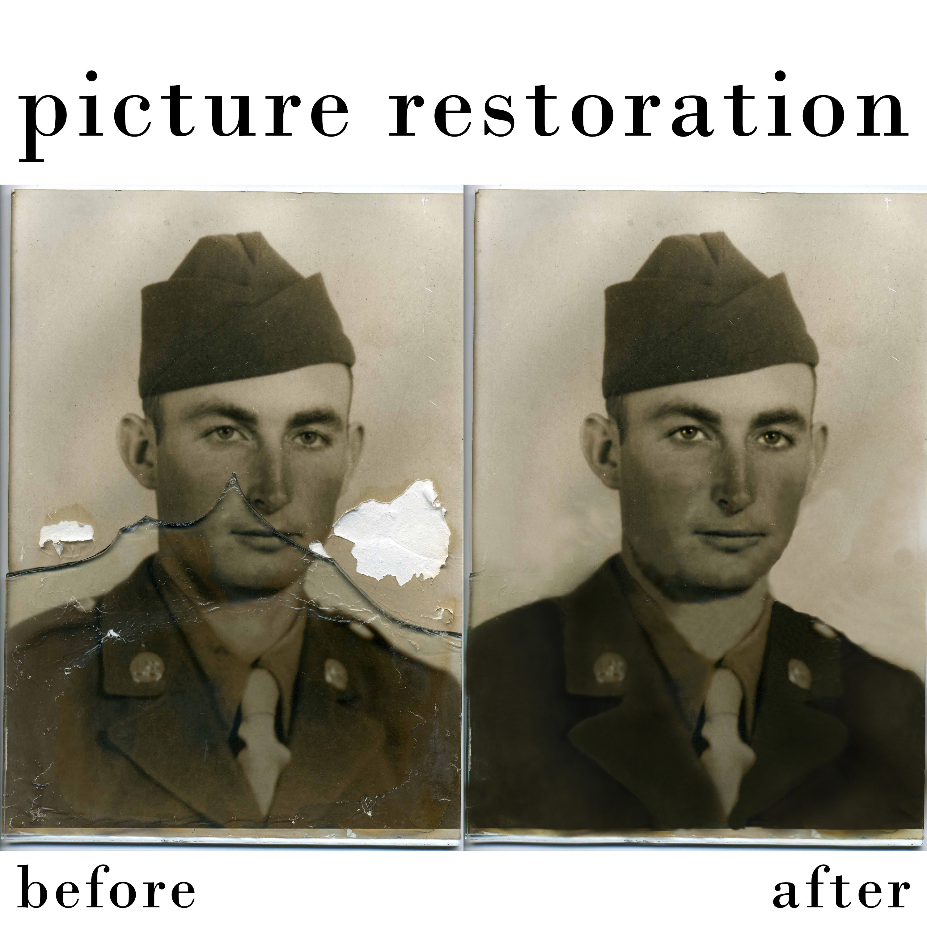 Picture Restoration, Gift for Grandparents, Grandma Gift, Grandpa Gift ...