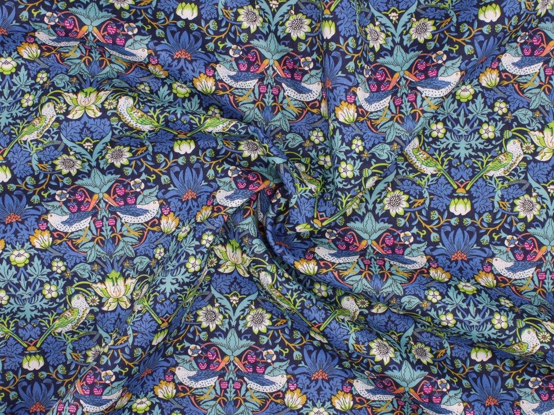 Liberty Fabrics Strawberry Thief J Tana Lawn™ Cotton – Half Metre or ...