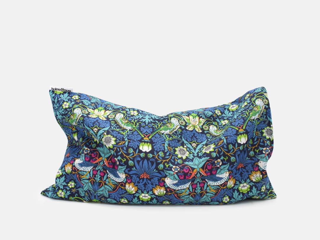 Lavender Eye Pillow - Liberty Strawberry Thief J Print - Relaxing Aid ...