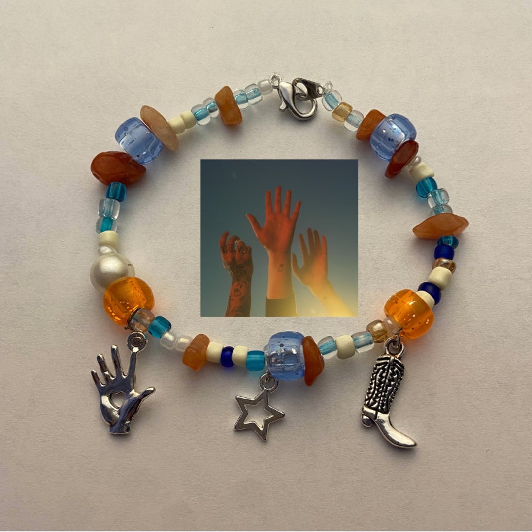 Custom Music Inspired Bracelet Beaded Bracelet Charm Bracelet - Etsy