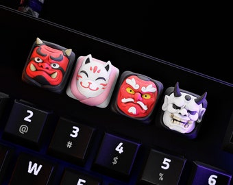 Cactus Set Flowers Keycap, Cactus Keycaps, Artisan PLA Keycap, Mask ...