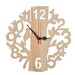 Wood Clock With Numbers, Wooden Rustic Clock, Farmhouse Wall Clock ...