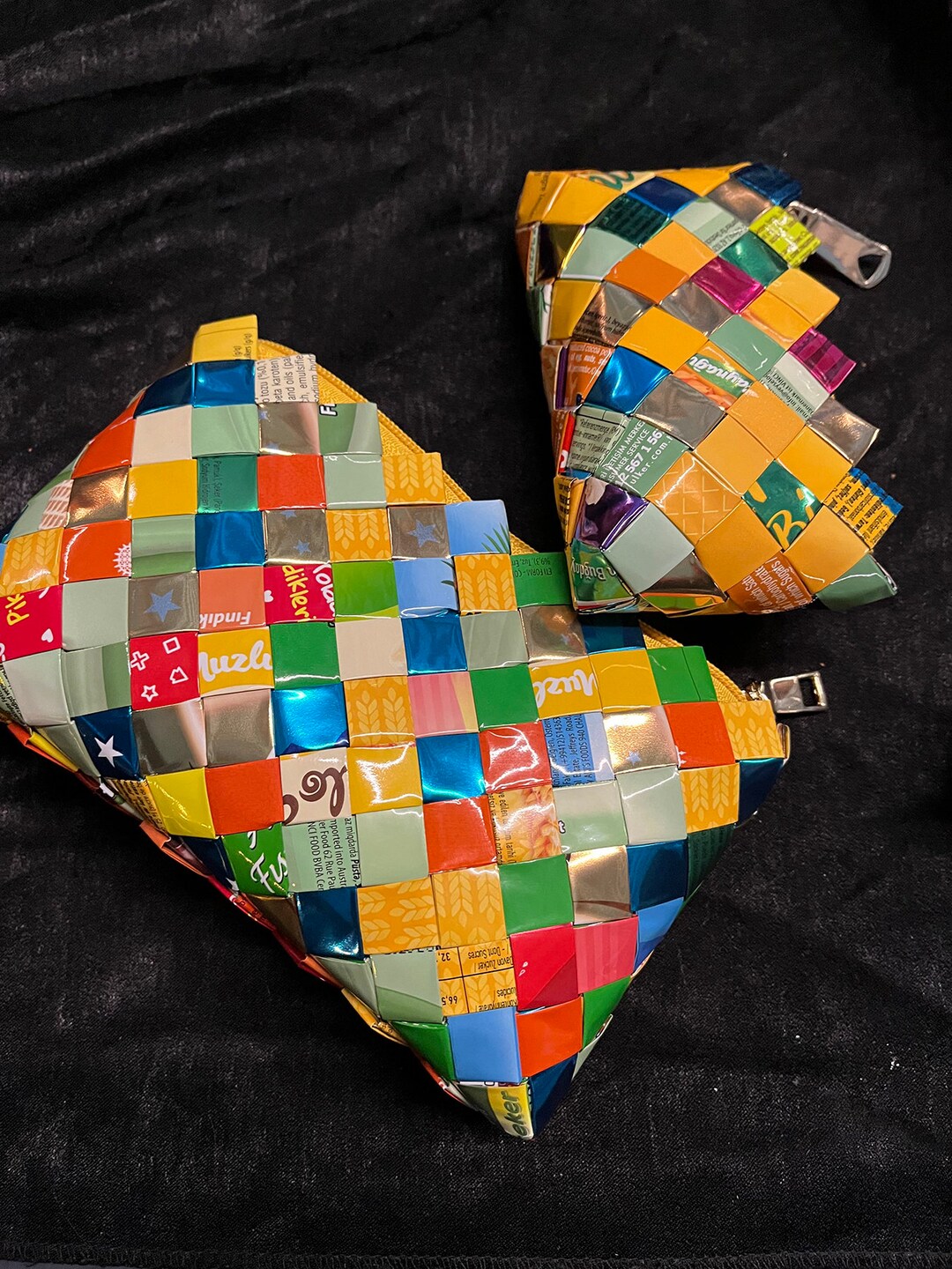 Sustainable Recycled Handmade Clutch Bag and Wallet, Design Stylish Bag ...