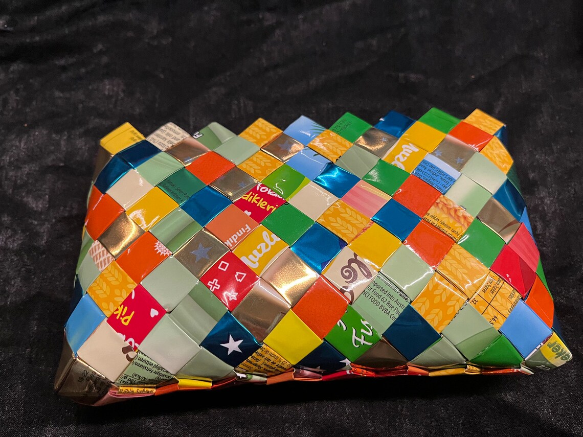 Sustainable Recycled Handmade Clutch Bag and Wallet, Design Stylish Bag ...