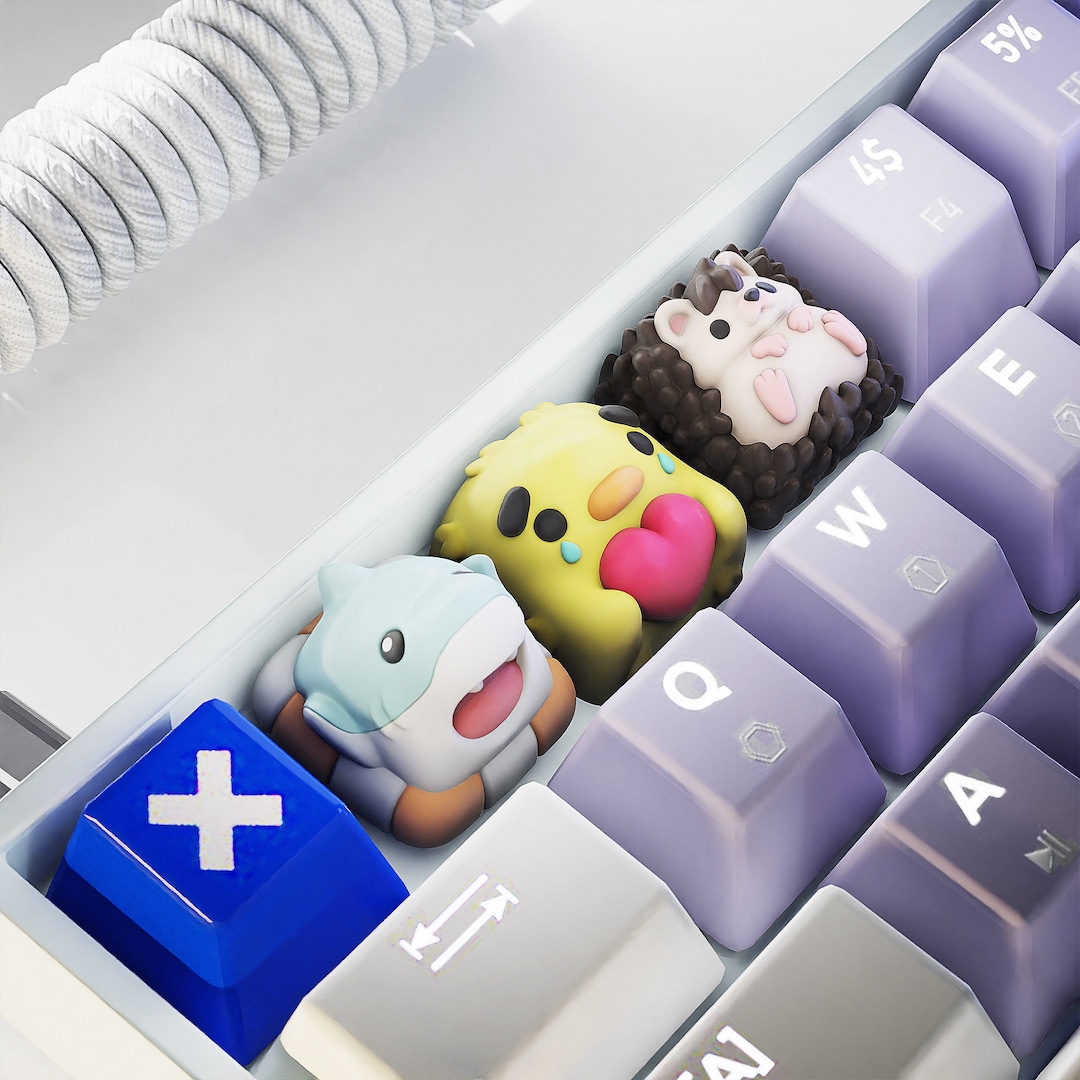 Cute Animals Keycap, Cute Keycaps, Funny PLA Keycap, Custom Keycaps ...
