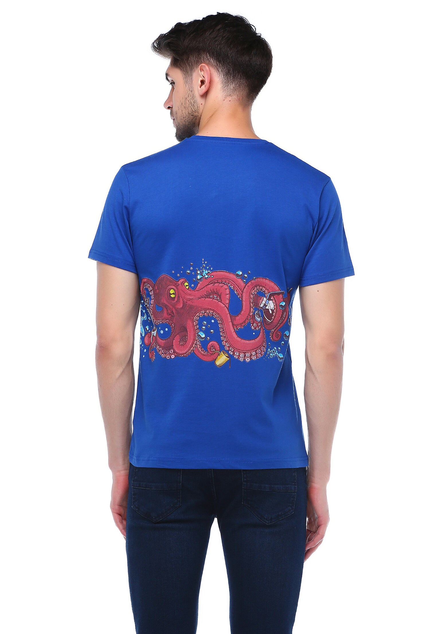 Barista Octopus T-shirt, Fine Art T Shirt, Graphic T-shirt, S-4XL and ...