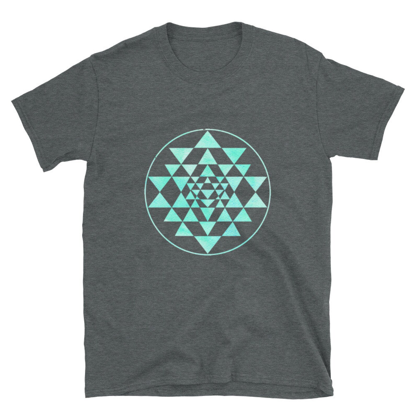 Triangles T Shirt Geometric Art Sacred Geometry Fine Art T | Etsy