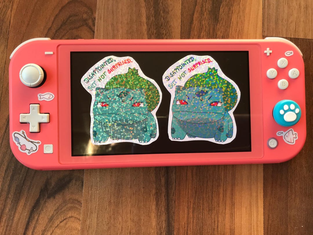 Disappointed, but Not Surprised Pokemon Sticker Bulbasaur (holographic ...