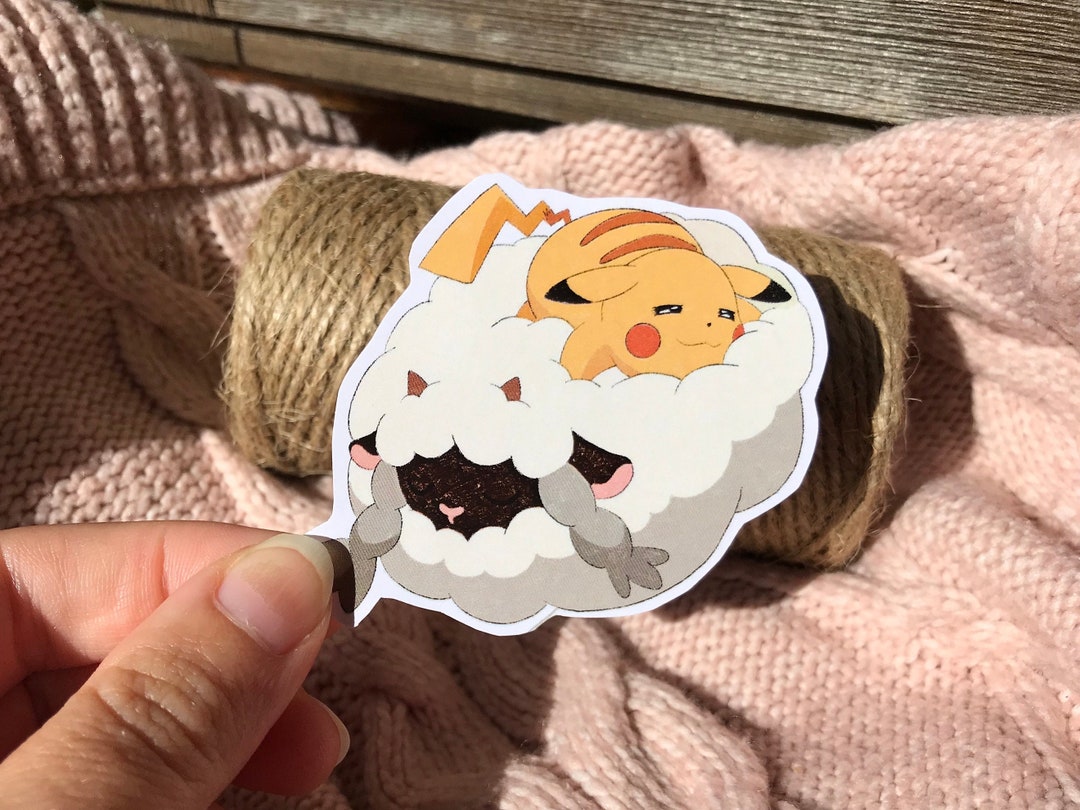 Pikachu & Wooloo Glossy Pokemon Sticker - Etsy