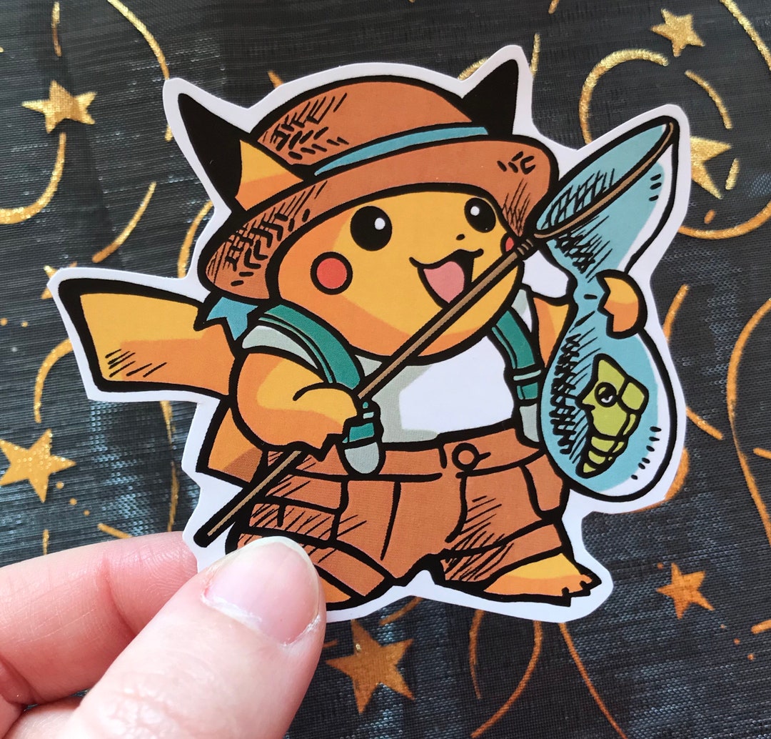 Retro Pikachu Bug Catcher pokemon - Etsy Australia