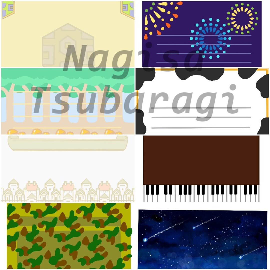 Animal Crossing New Horizons Stationery and Sticker Pack COMBI digital ...