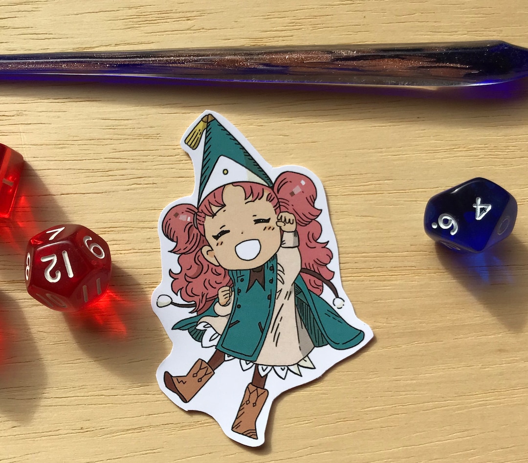 Tetia Sticker (atelier of Witch Hat, Glossy) - Etsy