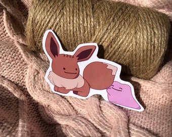 Pokemon Ditto Sticker Sheet - Etsy