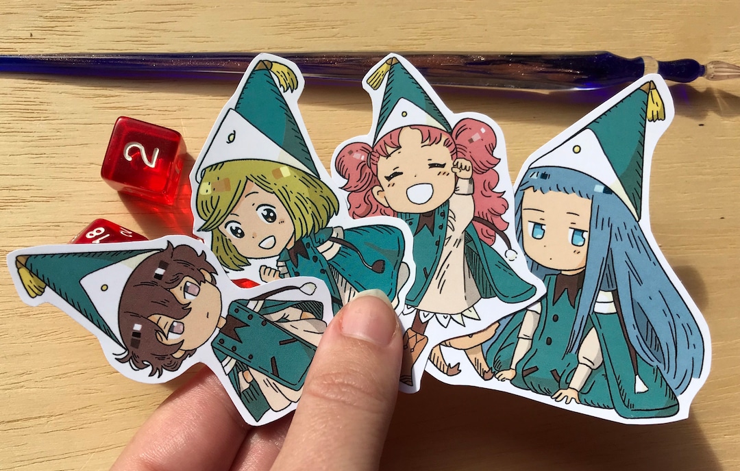 Coco, Liche, Tetia, Agott Sticker Set (atelier of Witch Hat, Glossy) - Etsy