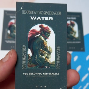 Ganondorf Hydrated Vinyl Sticker zelda Tears of the Kingdom - Etsy