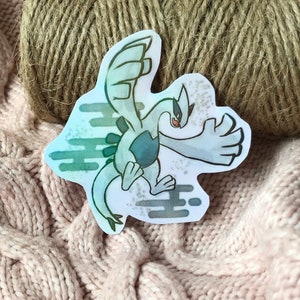 Lugia Holographic Sticker pokemon - Etsy