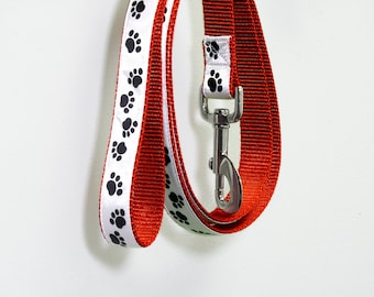 Black and White Zebra Print 1 Inch Dog Leash With Multiple | Etsy