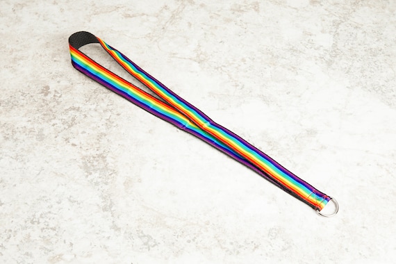 LGBTQ Pride Multicolor Rainbow 1 Inch Lanyard Strap - Etsy