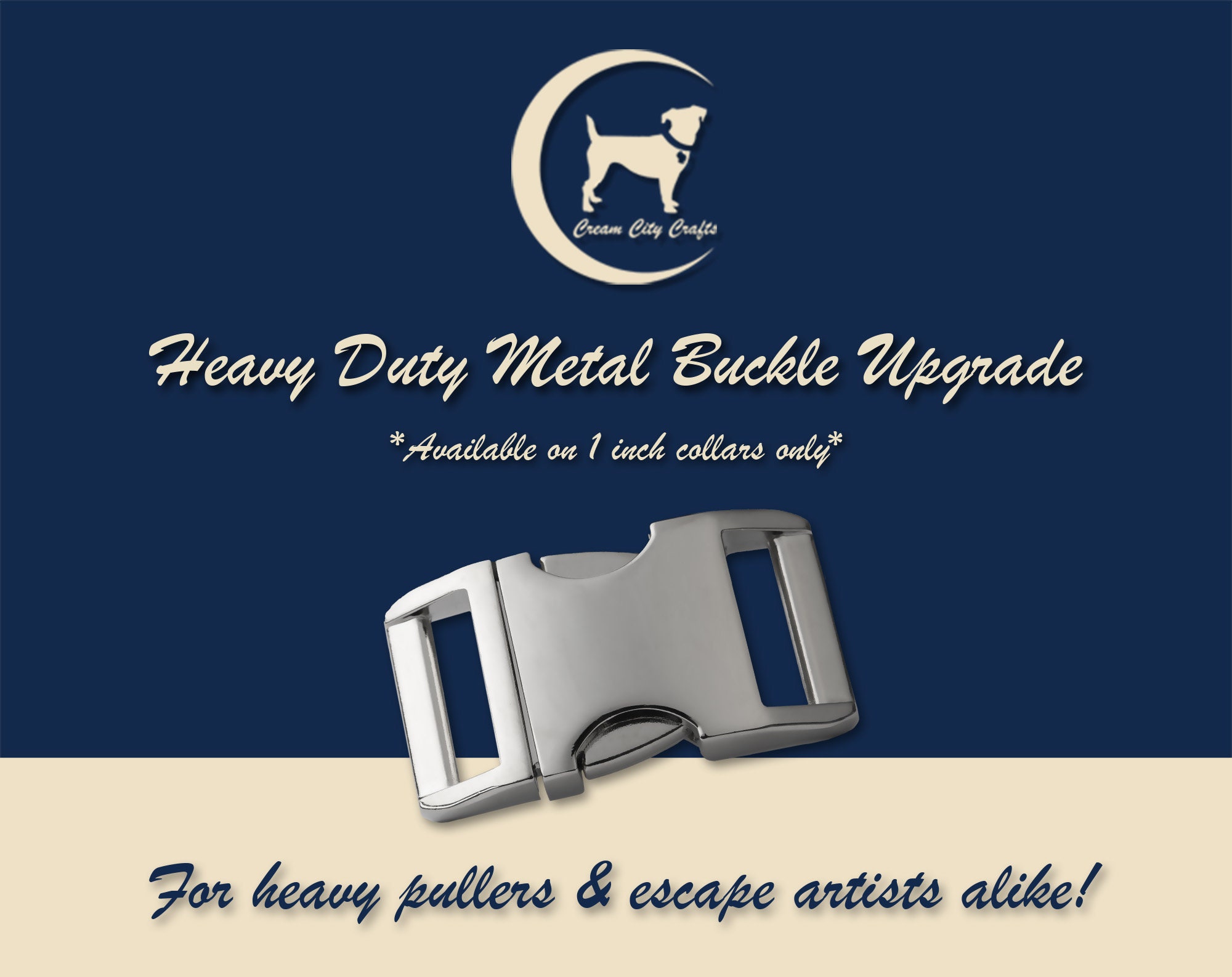 Orange Blue and White Plaid 1 Inch Dog Collar With Orange | Etsy