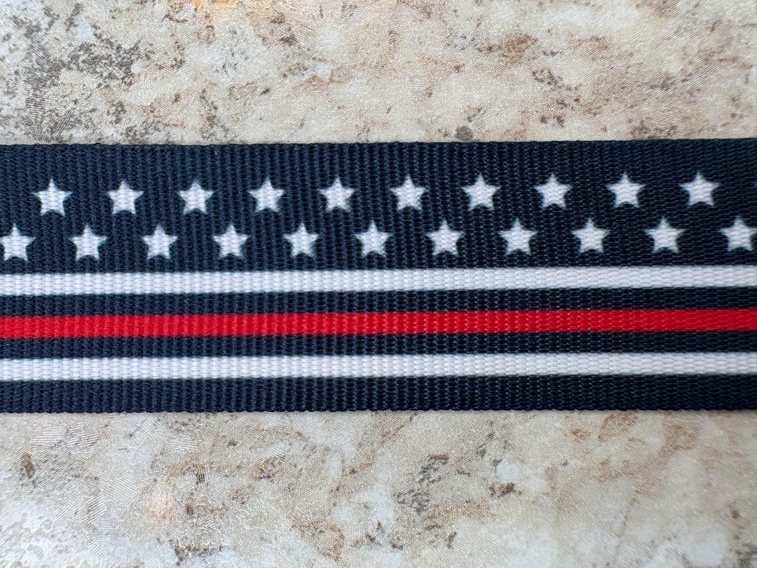 Red Line Grosgrain Ribbon 7/8 Inch Wide - Etsy