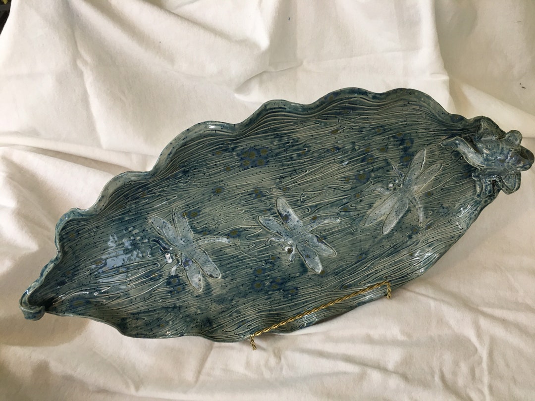 Slab Built, Pottery Platter - Etsy