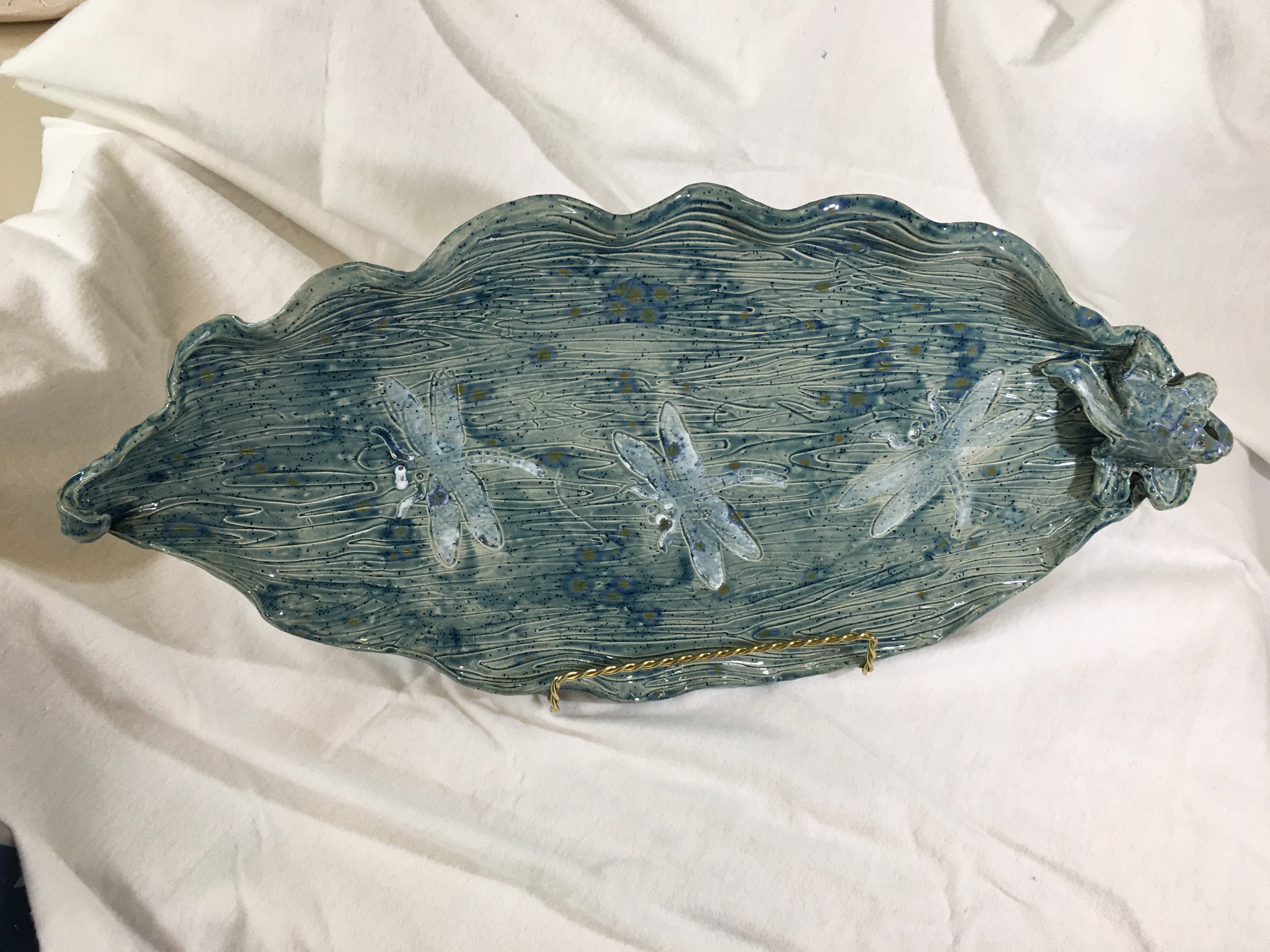 Slab Built, Pottery Platter - Etsy