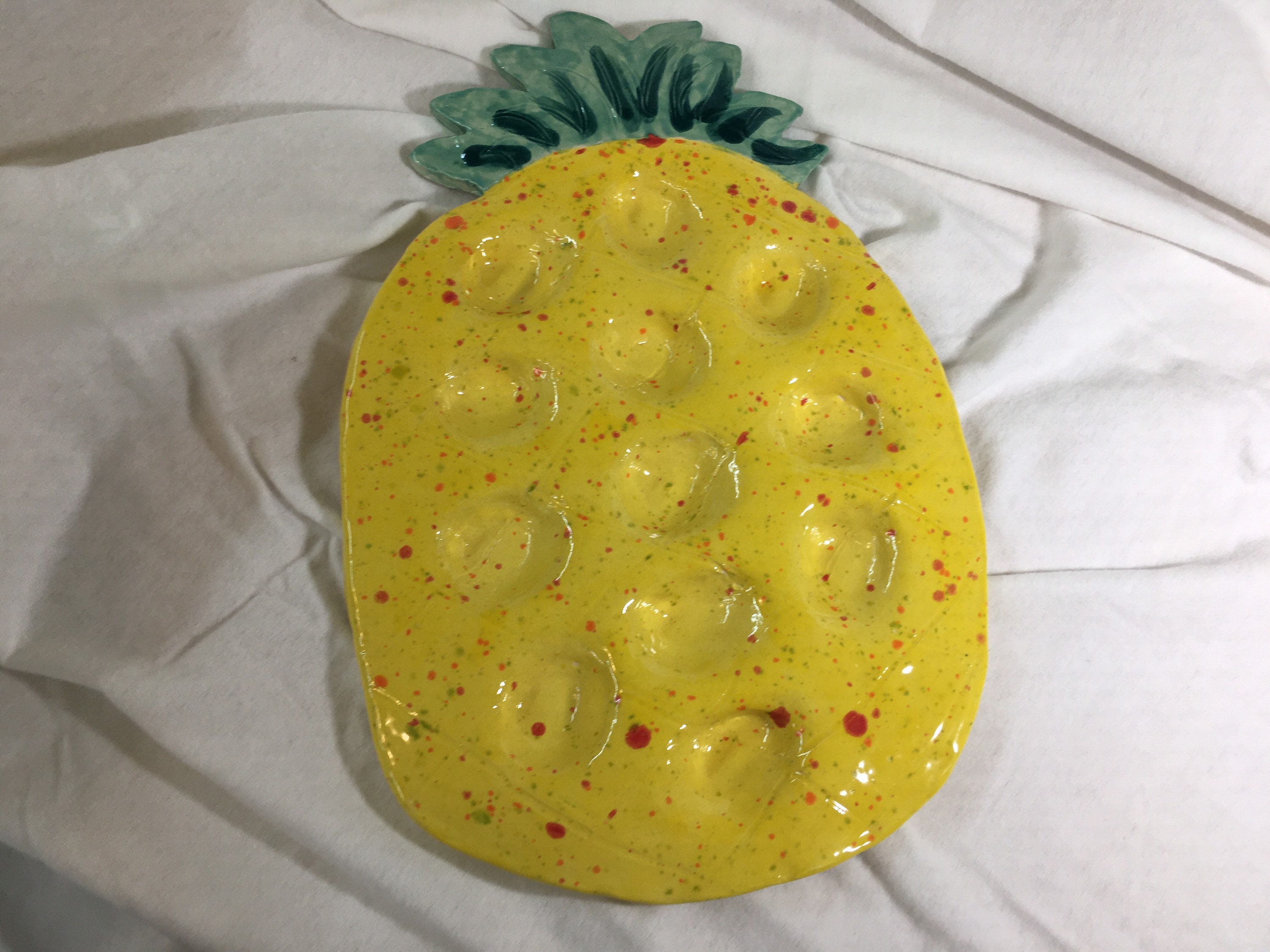 Slab Built, Egg Platter - Etsy