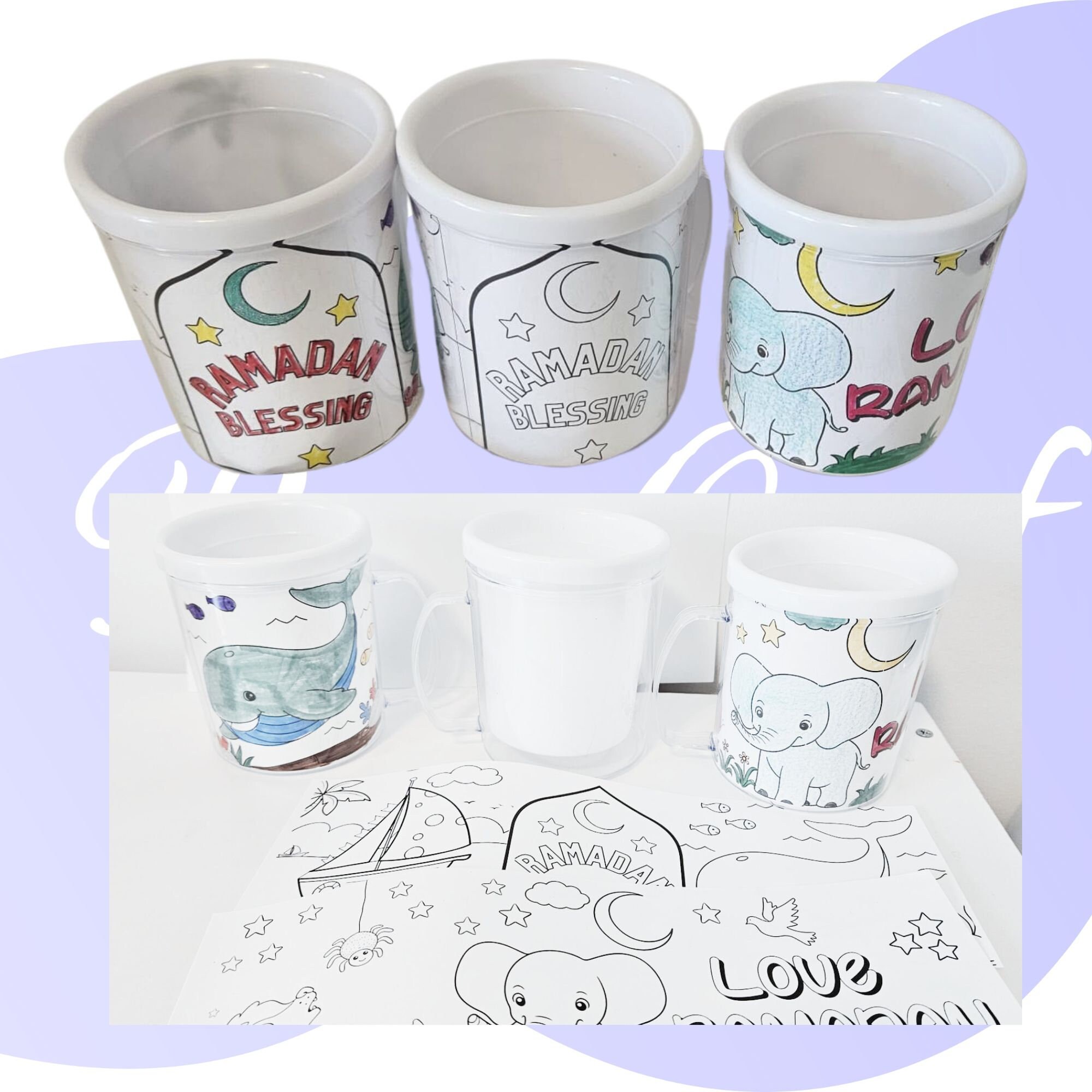 Color Your Own Plastic Mugs, Animals From the Quran Coloring Pages ...