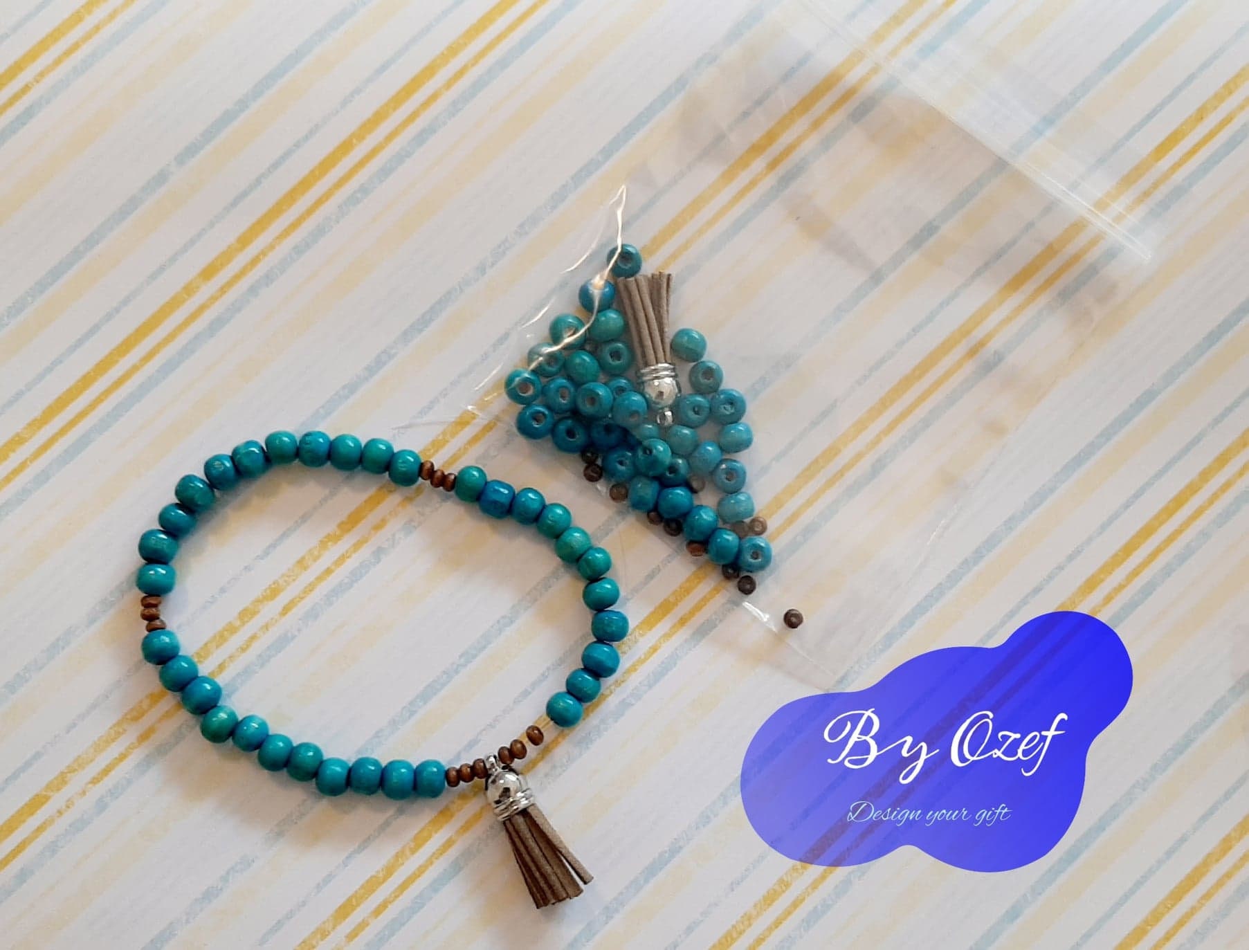 DIY Prayer Bracelets for boys girls/33 Bead Tasbih Craft kit for kids ...