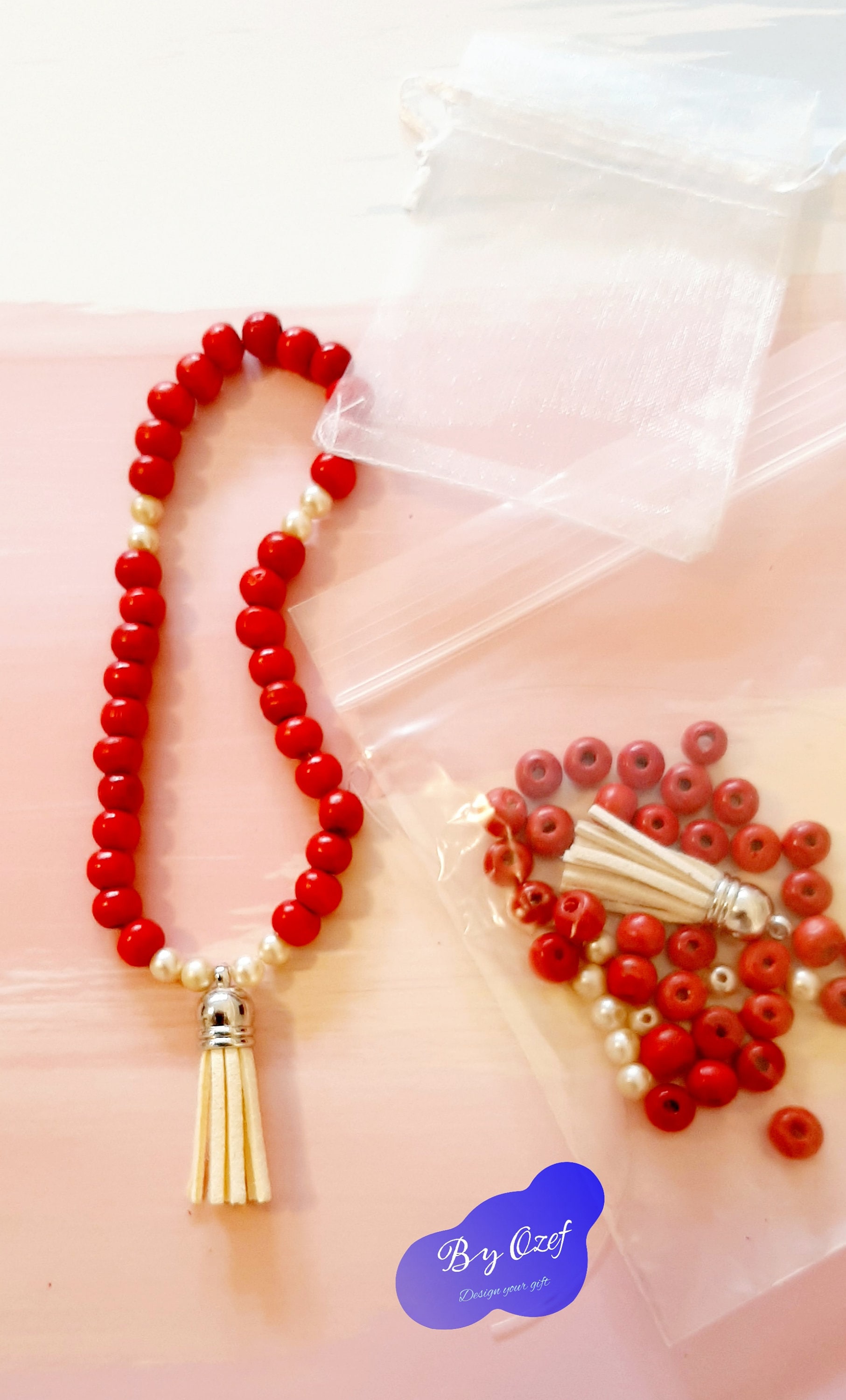 DIY Prayer Bracelets for boys girls/33 Bead Tasbih Craft kit for kids ...