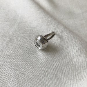 Rare Vintage SEIKO White Gold Plating AWGP Ring Watch, 17 Jewels ...