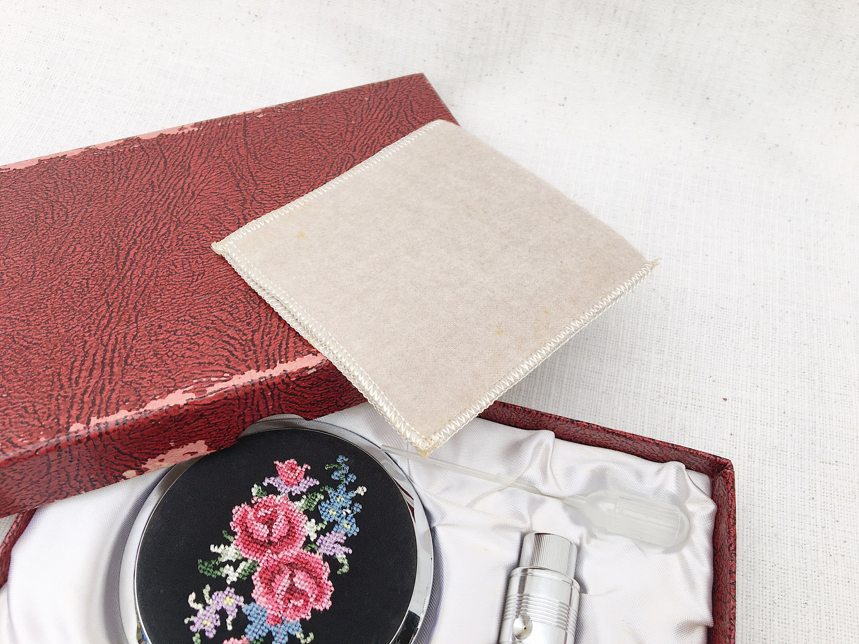 Vintage Japanese Powder Compact and Perfume Bottle Set Boxed - Etsy