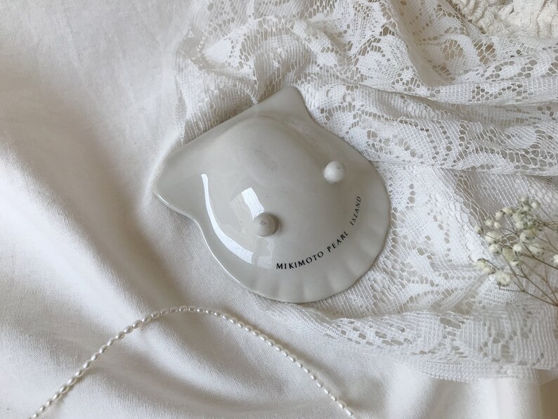 Vintage MIKIMOTO PEARL ISLAND Shell Shaped Dish/ashtray - Etsy