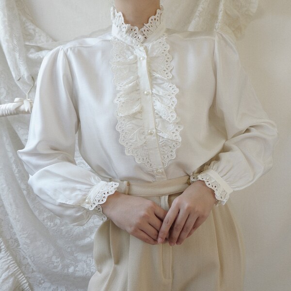 Romantic Blouse - Etsy