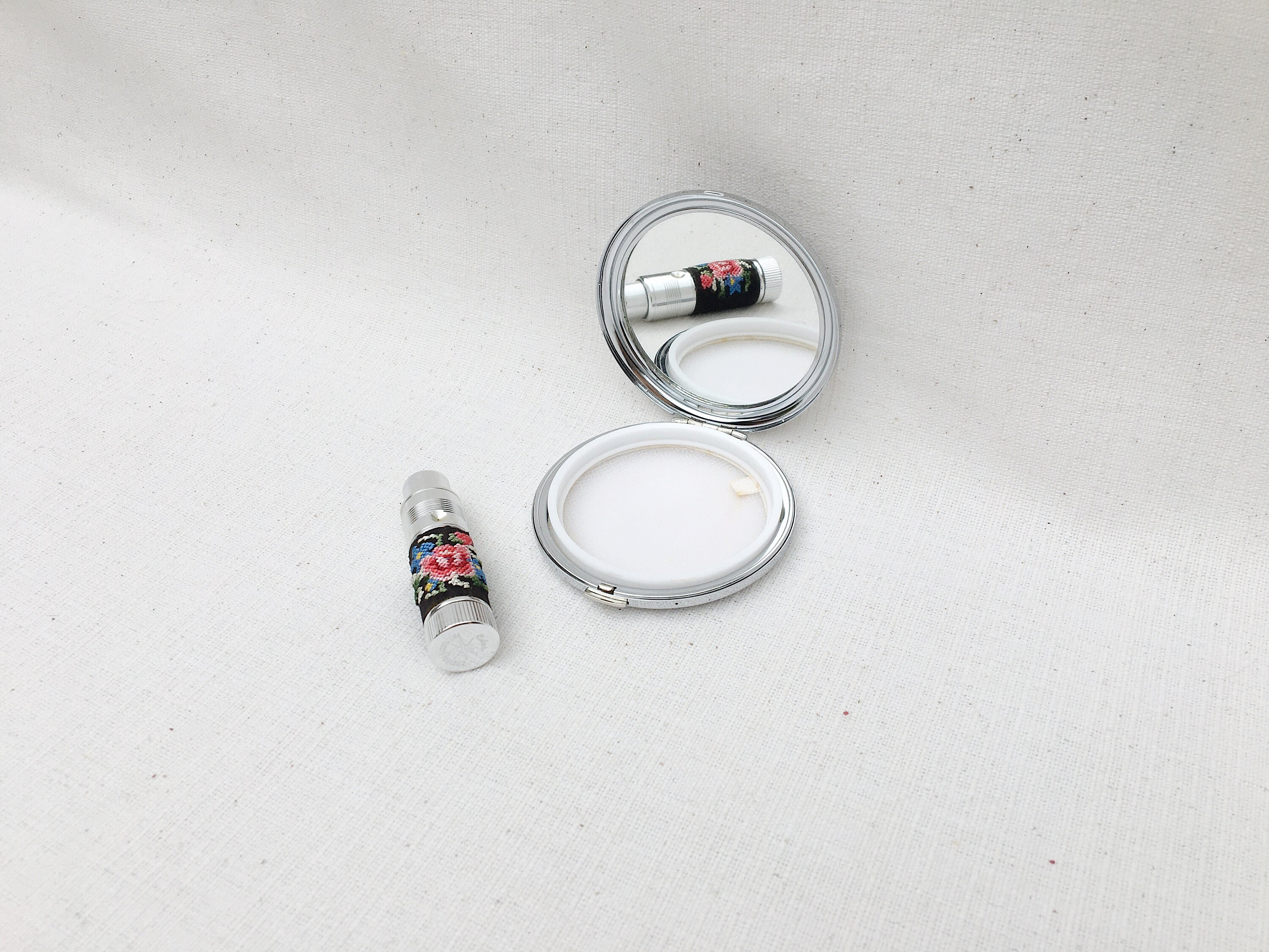 Vintage Japanese Powder Compact and Perfume Bottle Set Boxed - Etsy