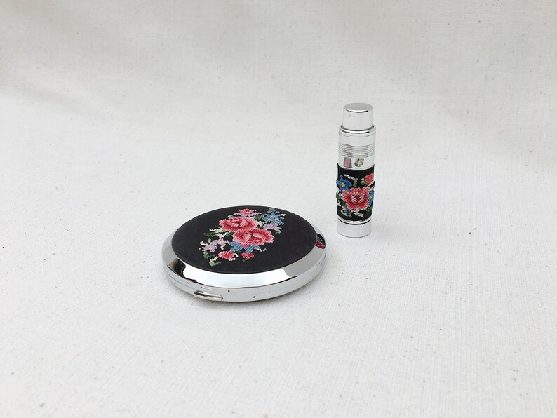 Vintage Japanese Powder Compact and Perfume Bottle Set Boxed | Etsy