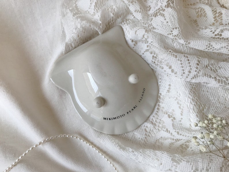 Vintage MIKIMOTO PEARL ISLAND Shell Shaped Dish/ashtray - Etsy